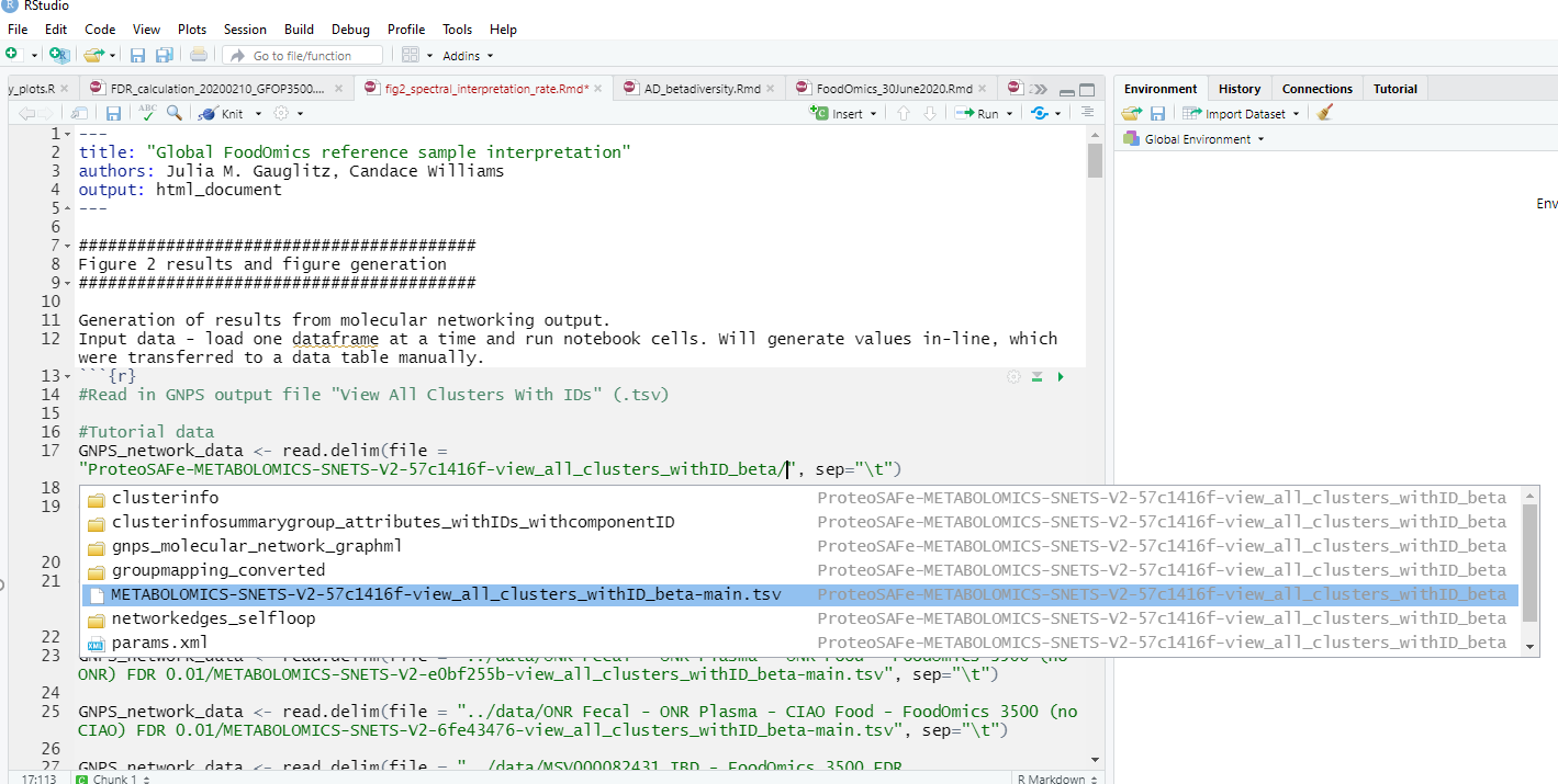 Reference Data Driven Analysis - GNPS Documentation